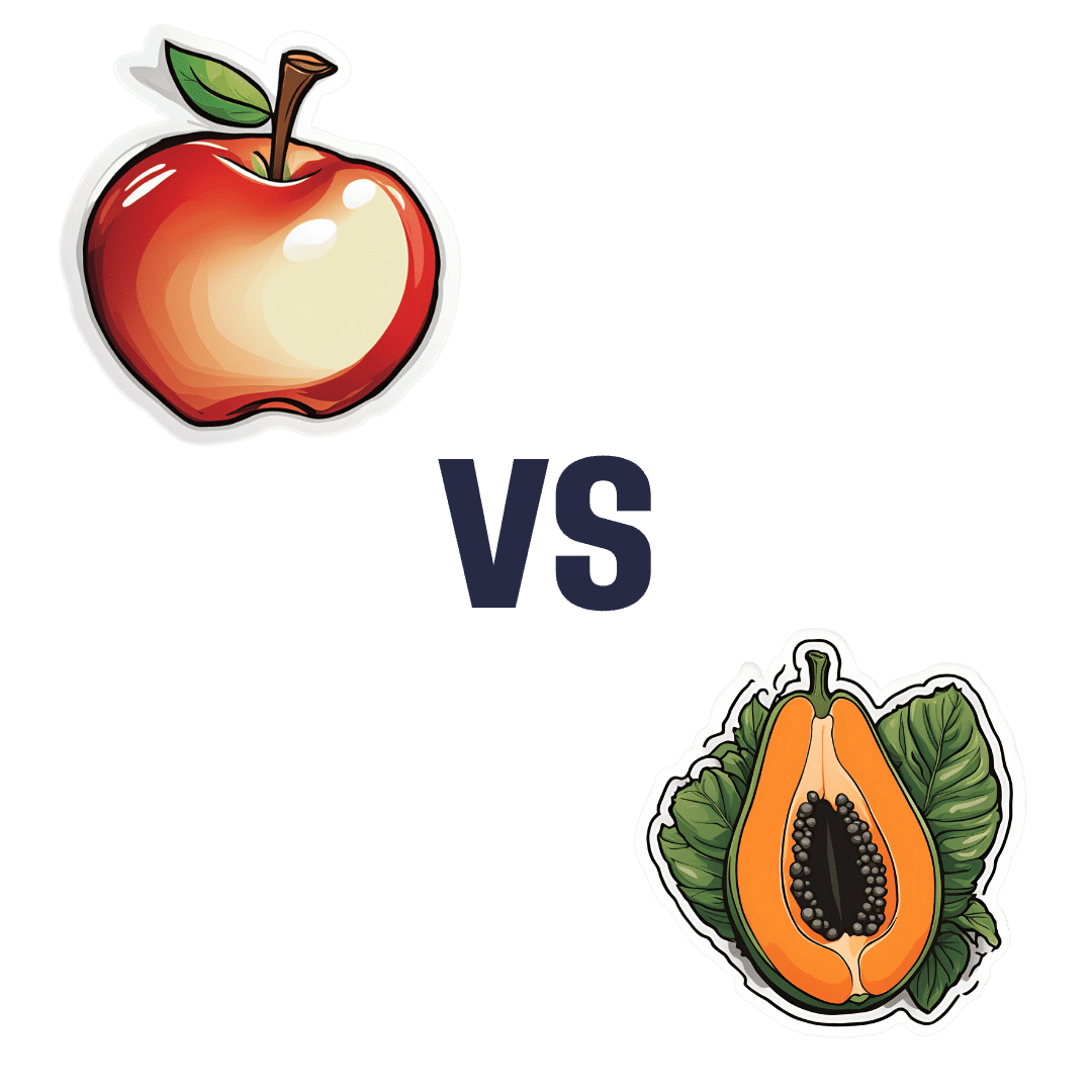 Apple vs Papaya – Which is Healthier? | 10almonds